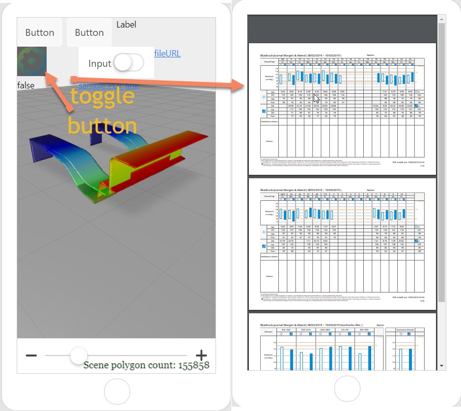 Opening PDF documents using toggle buttons - PTC Community