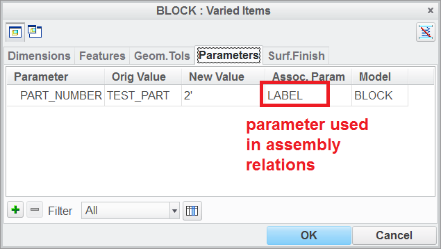 extrude string that is driven by parameter in turn... - PTC Community