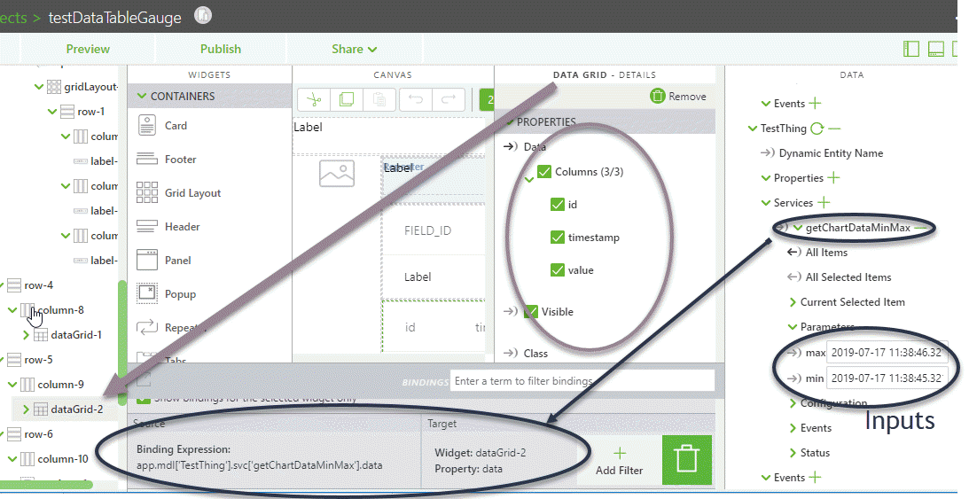 How to bind data with chart? - PTC Community
