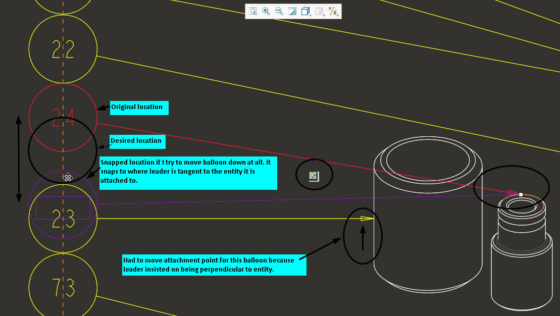 Solved: Creo 4 Balloon and Note Placement Snapping Constra... - PTC ...