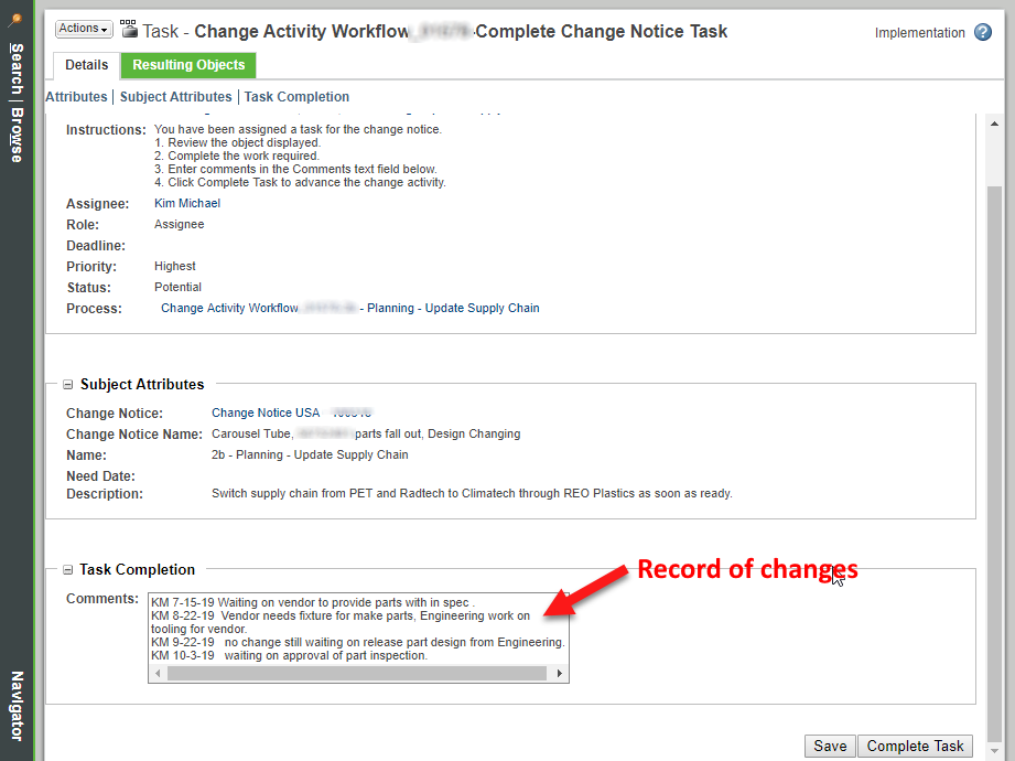 Where do you capture Review comments - PTC Community