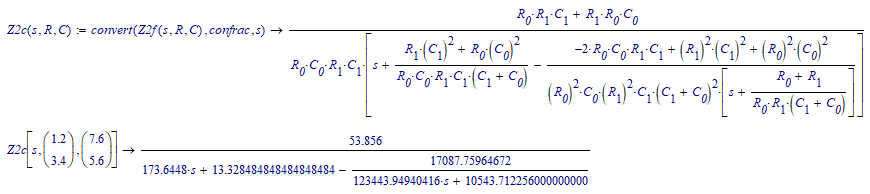 Solved: Foster to Cauer Conversion - PTC Community