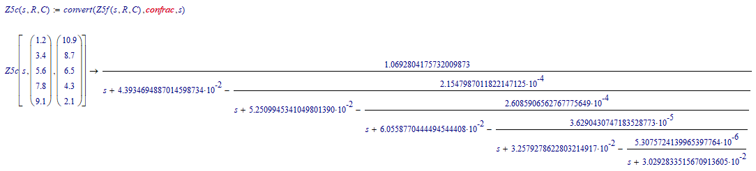 Solved: Foster to Cauer Conversion - PTC Community