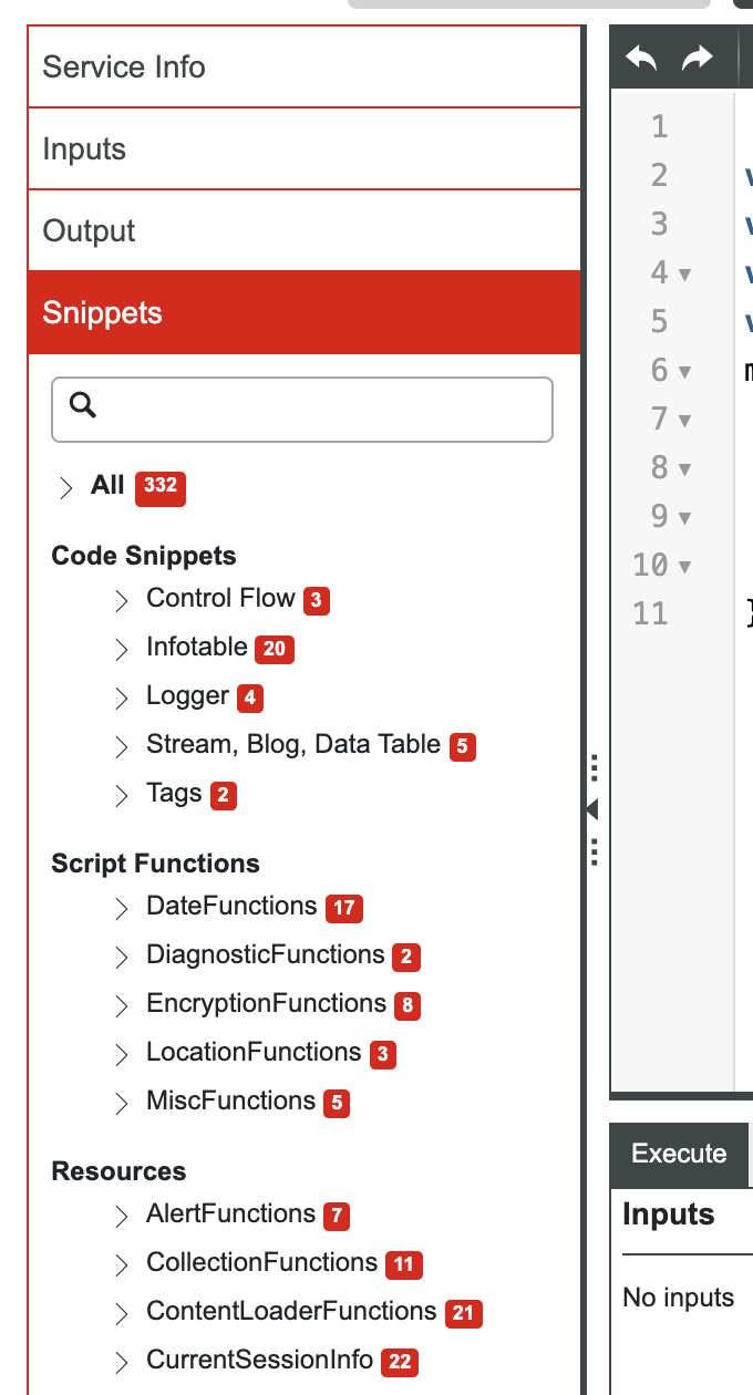 Unable To View Scipt Functions In Services For A N Ptc Community