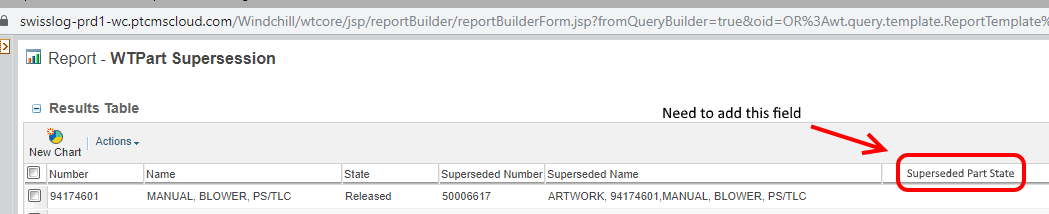 Superseded Part number report - PTC Community