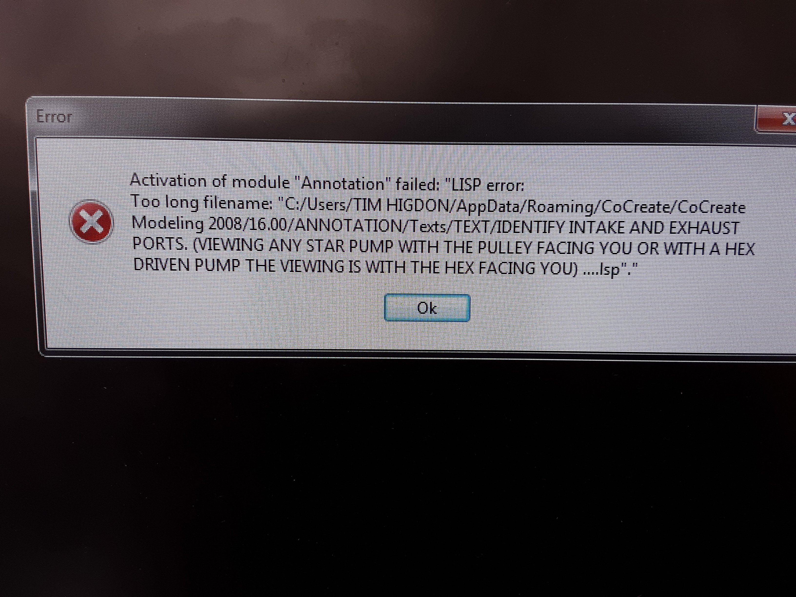 CoCreate Modeling 2008 (x64) Annotation loading pr... - PTC Community
