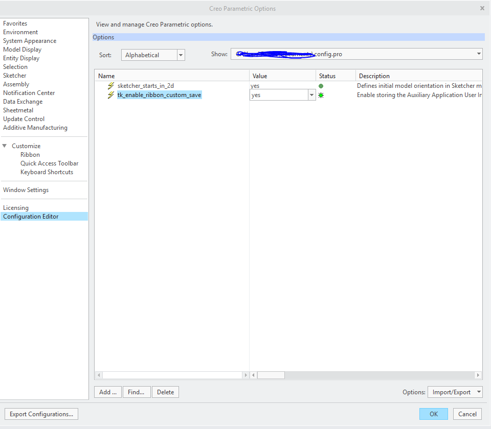 Solved: Customization of toolbox in creo parametric - PTC Community