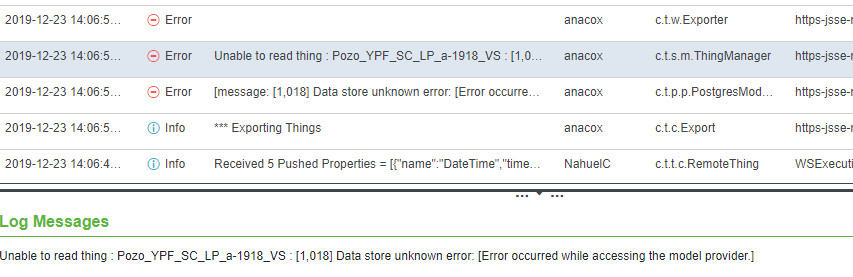 Solved: Exporting Things Error - PTC Community