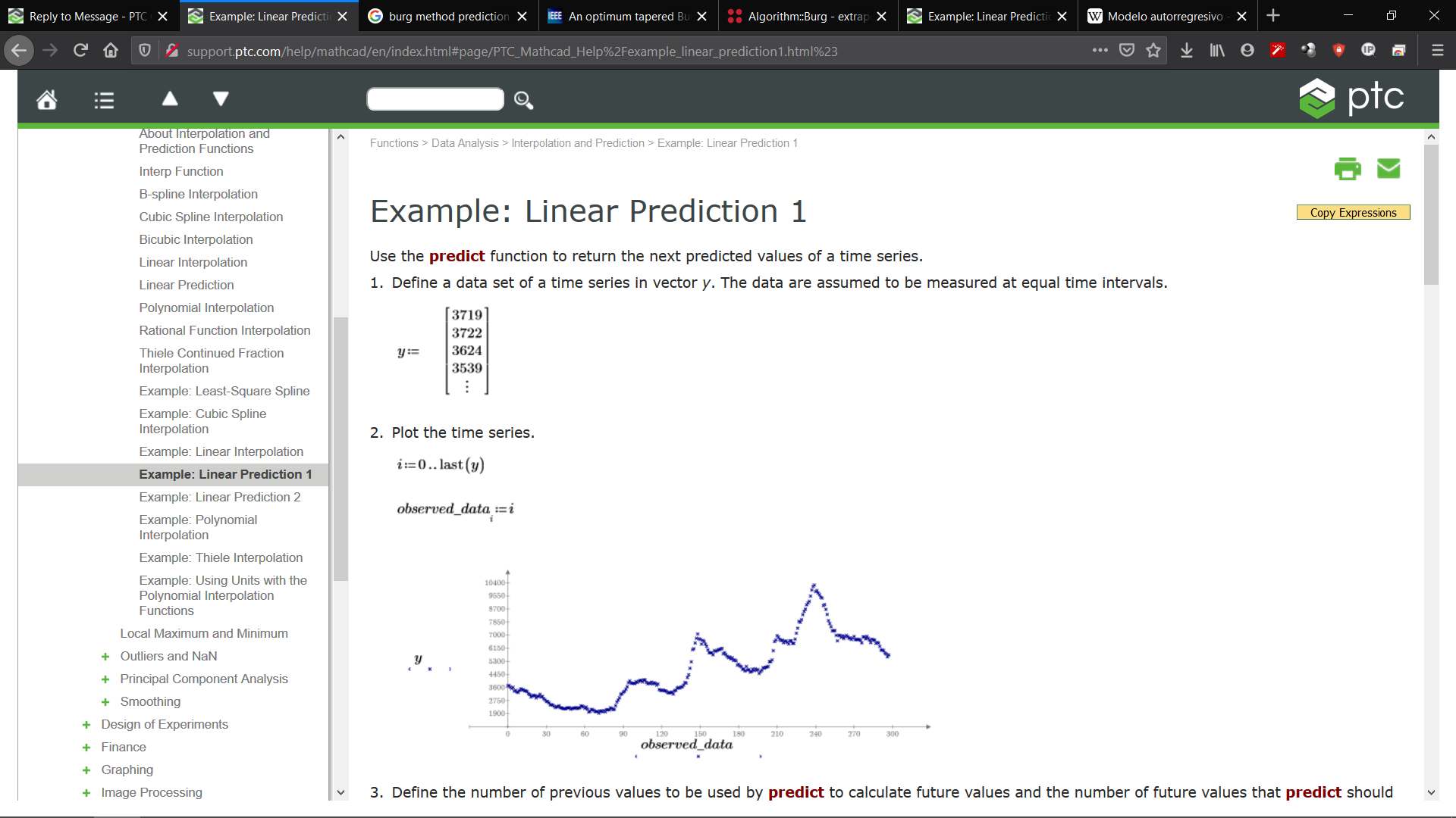 Mathcad Predict Function PTC Community