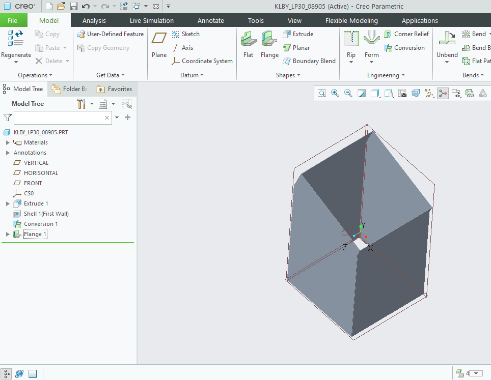 Solved: Solid to Sheet metal - distinc elements - PTC Community