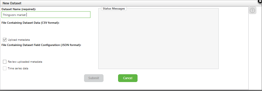 Thingworx Analytics Impossible To Import Csv File Ptc Community 
