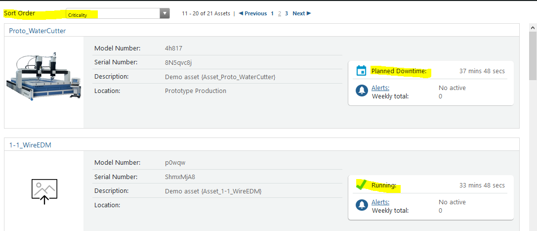 Solved: Equipment status update - PTC Community