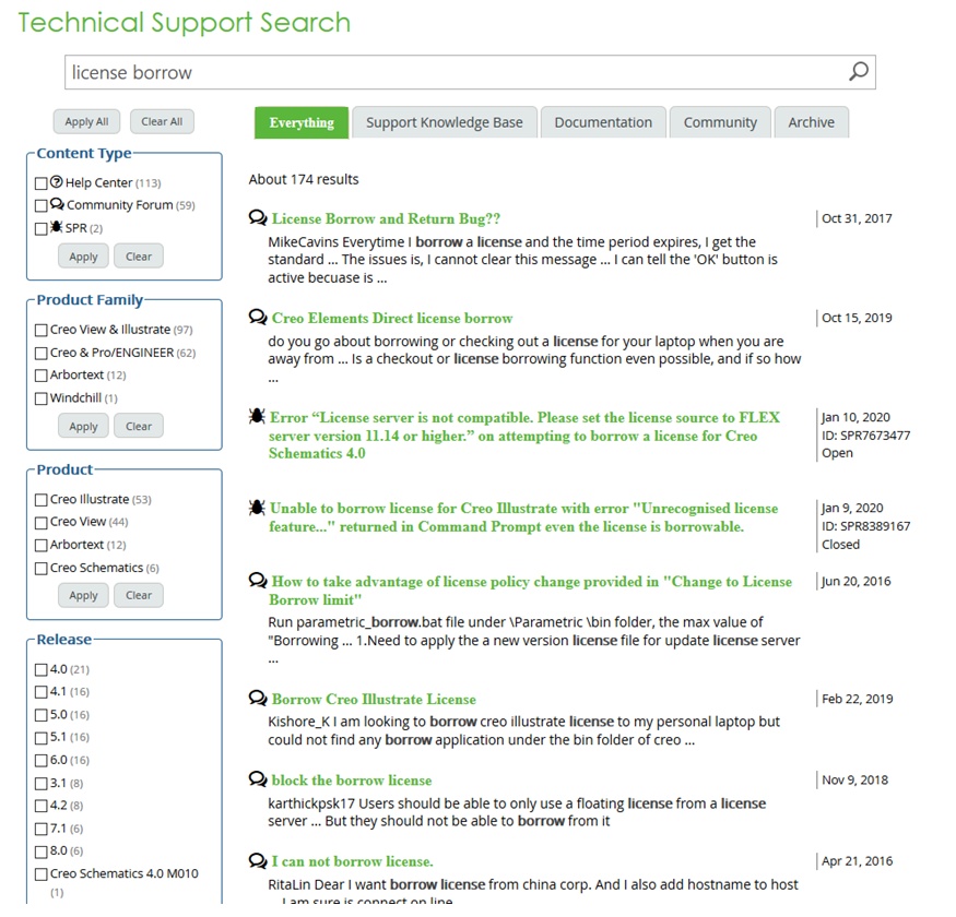 Solved Unable To Find Any Ptc Kb Articles With Search Ptc Community 