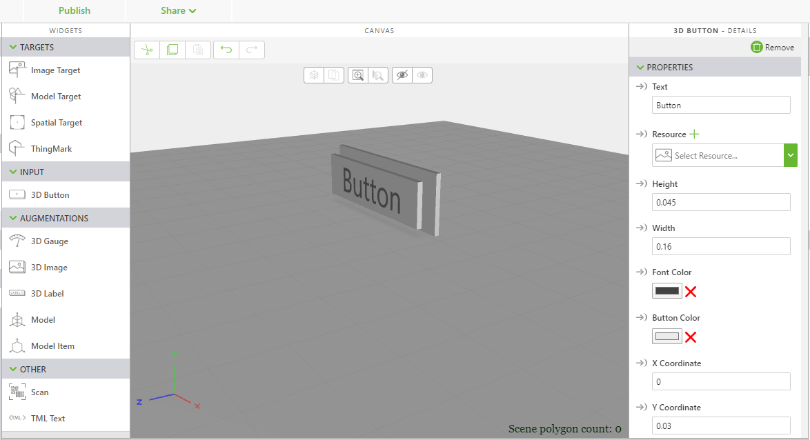 Solved: How to make button pressable in hololens2 - PTC Community
