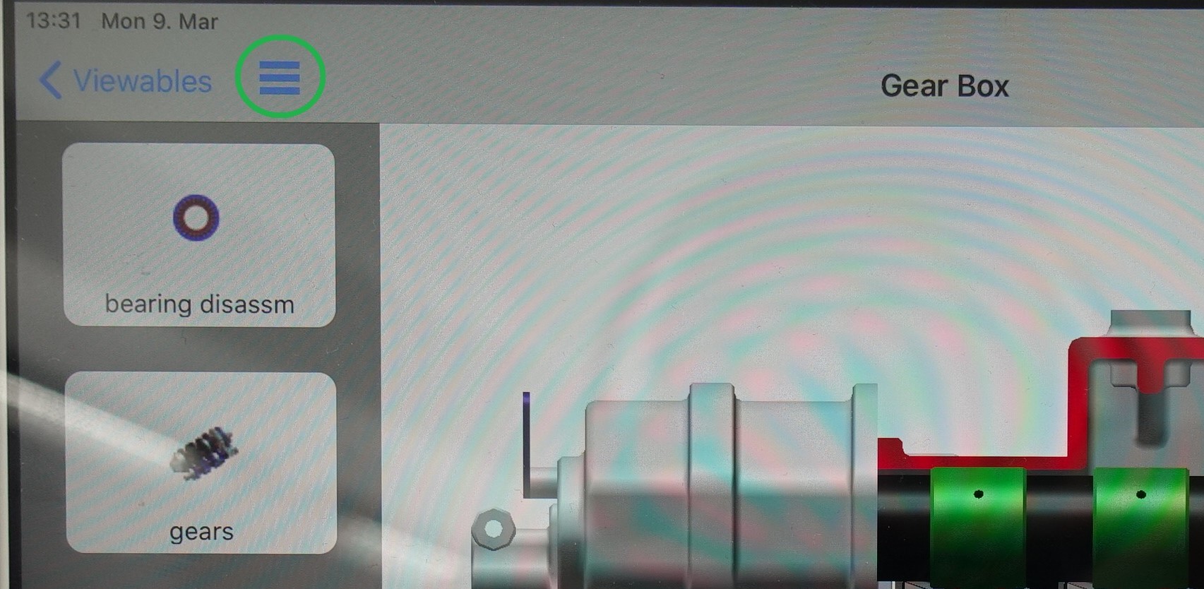 Solved: Sandwich Button missing in Creo View Mobile - PTC Community