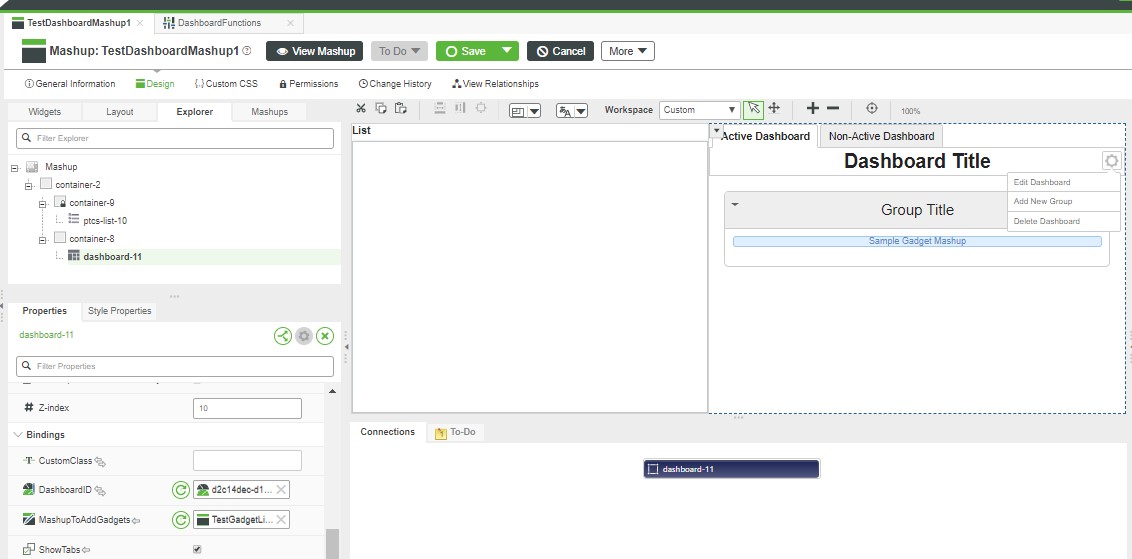 Solved: Dashboard options to add new Group not working - PTC Community