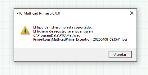 Error Mathcad Prime 6.0 (El tipo de fichero no est... - PTC Community