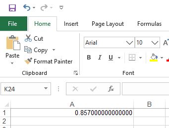 Solved: Changing number of decimals in WRITEEXCEL function - PTC Community