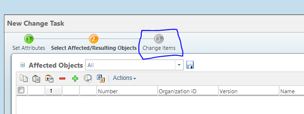 How to add Resulting objects from Change Task page... - PTC Community
