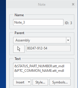 MBD Part Number Symbol? - PTC Community