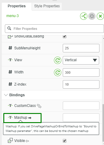 how to get mashup name from menu widget - PTC Community