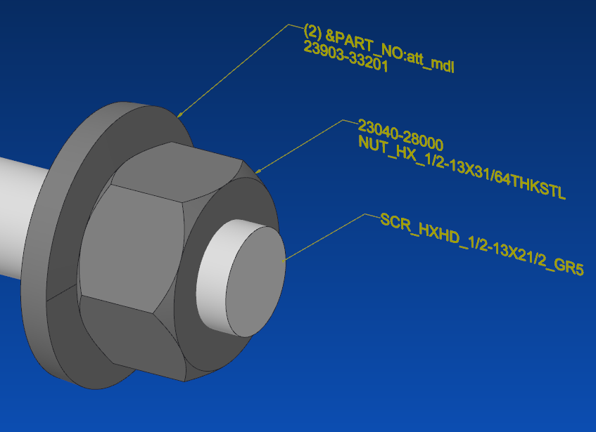 model based definition (MBD) assembly start part - PTC Community