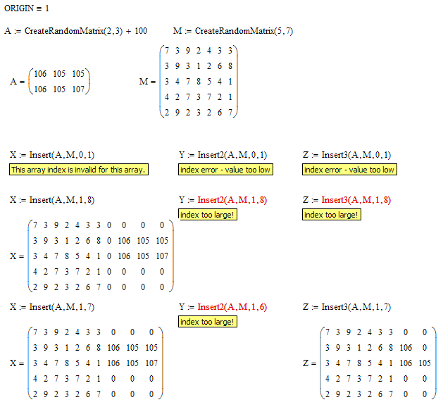 Entering one matrix(3x3) into another larger matri... - PTC Community
