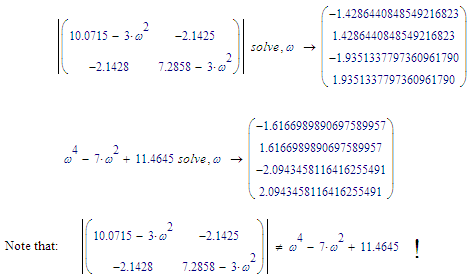 Solved: help me solve this simple matrices determinant - PTC Community