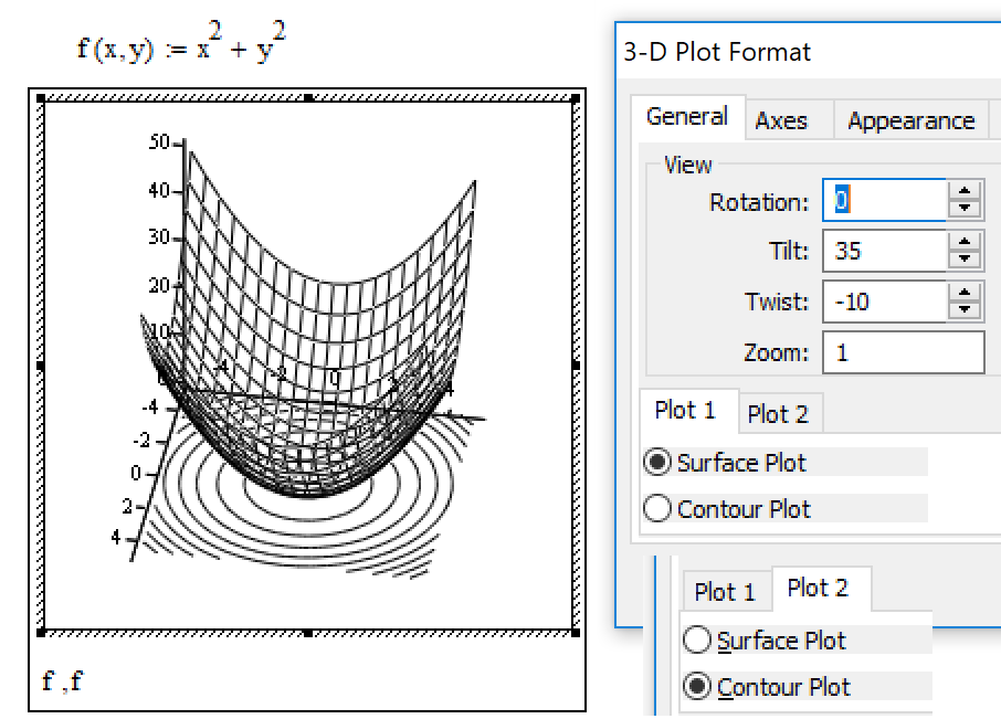 Contour and surface plots - PTC Community