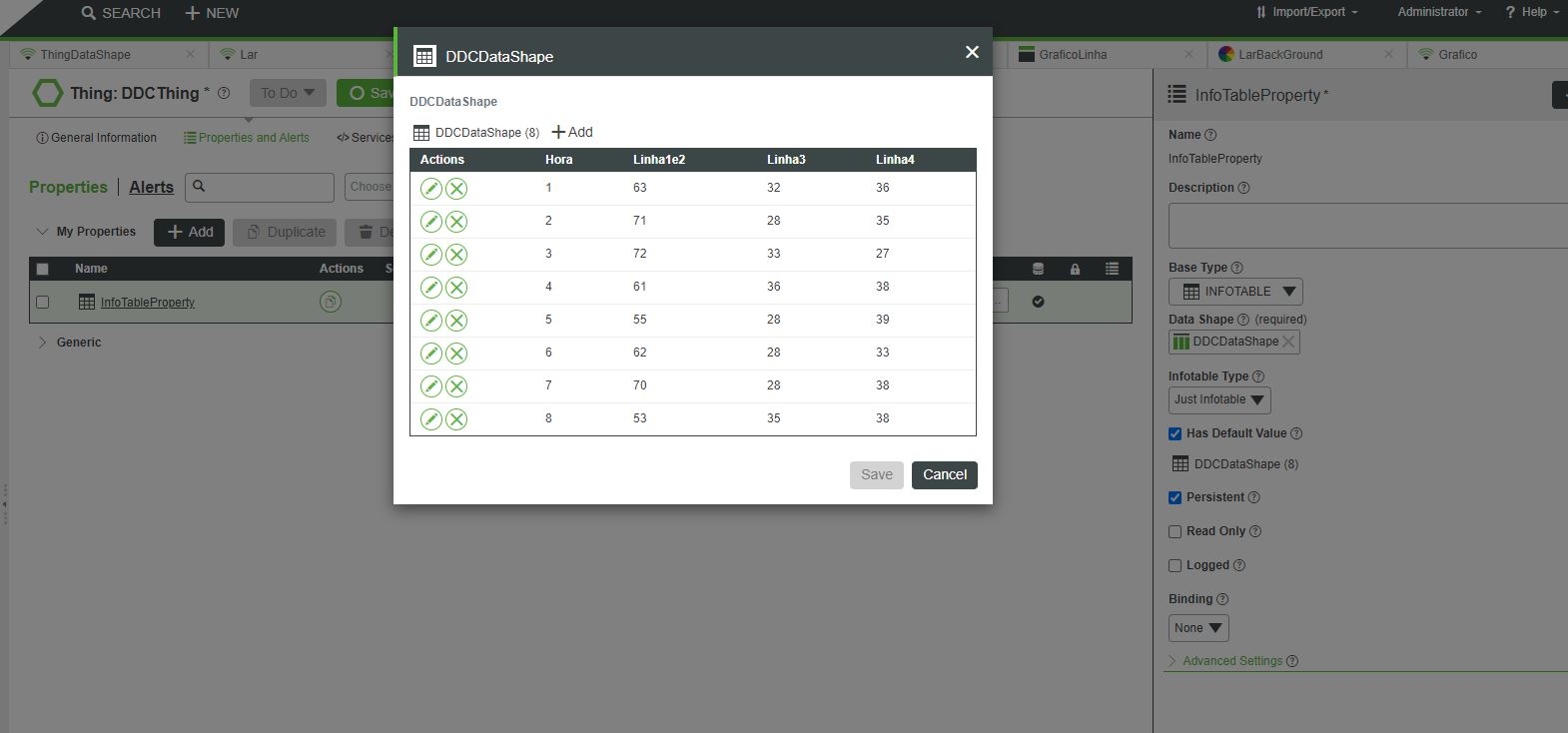 Solved: Configure infotable - PTC Community