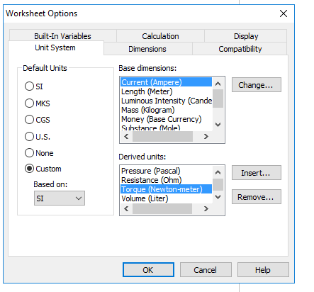 Mathcad - default units - PTC Community