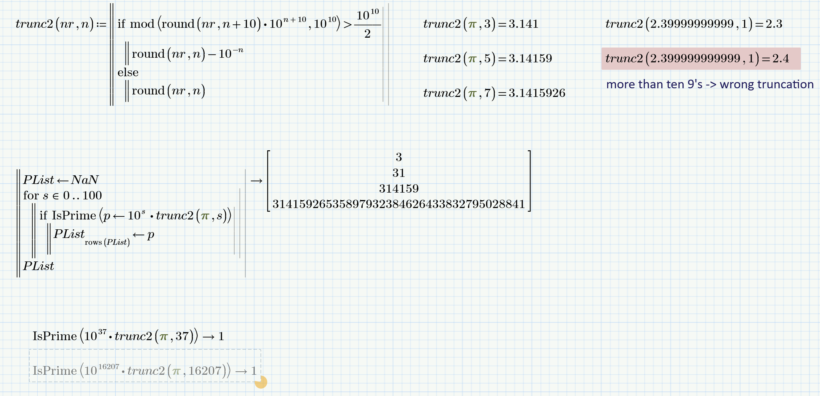 Pi and Prime numbers - PTC Community