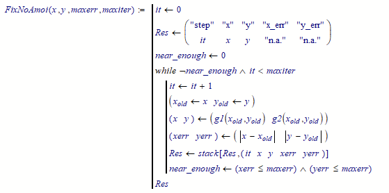 Fixed Point Iteration For Nonlinear Systems Of Equ Ptc Community