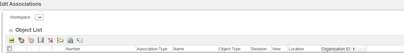 customizing edit association table on cad document... - PTC Community