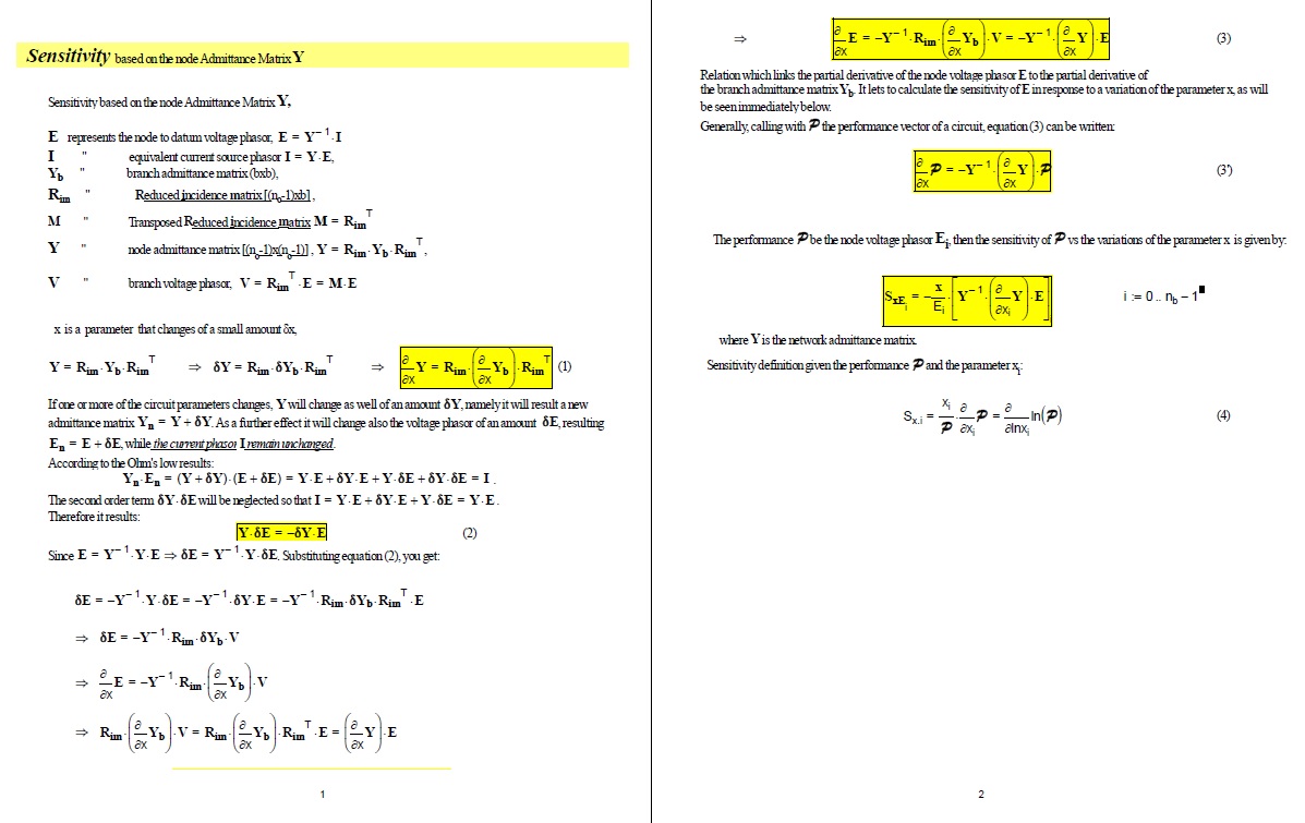 Node analysis matrices with input array - PTC Community