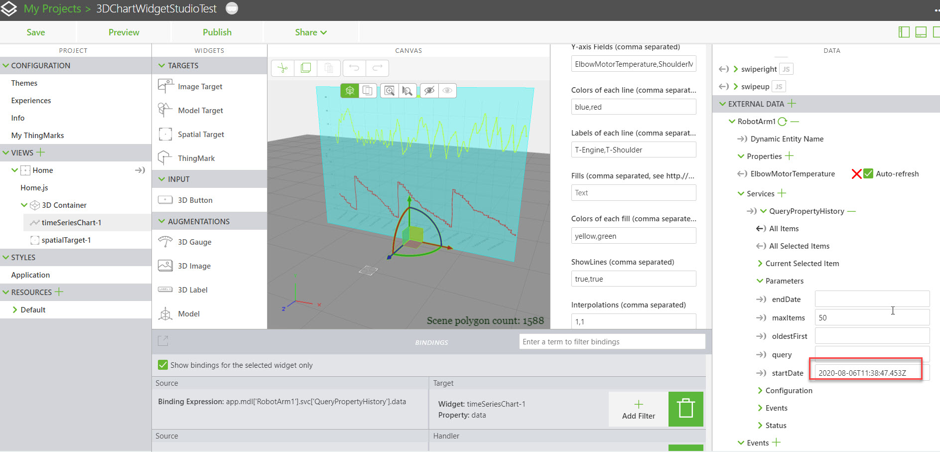 3D Chart Widget for Hololens - PTC Community