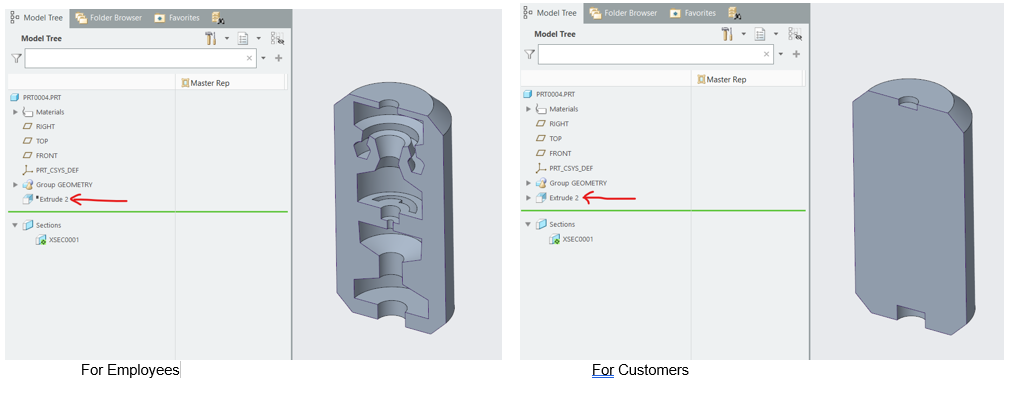 Export STEP File To Always Include Hidden Geometry - PTC Community