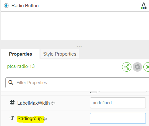 Solved: How to unselect radio button automatically after s... - PTC Community