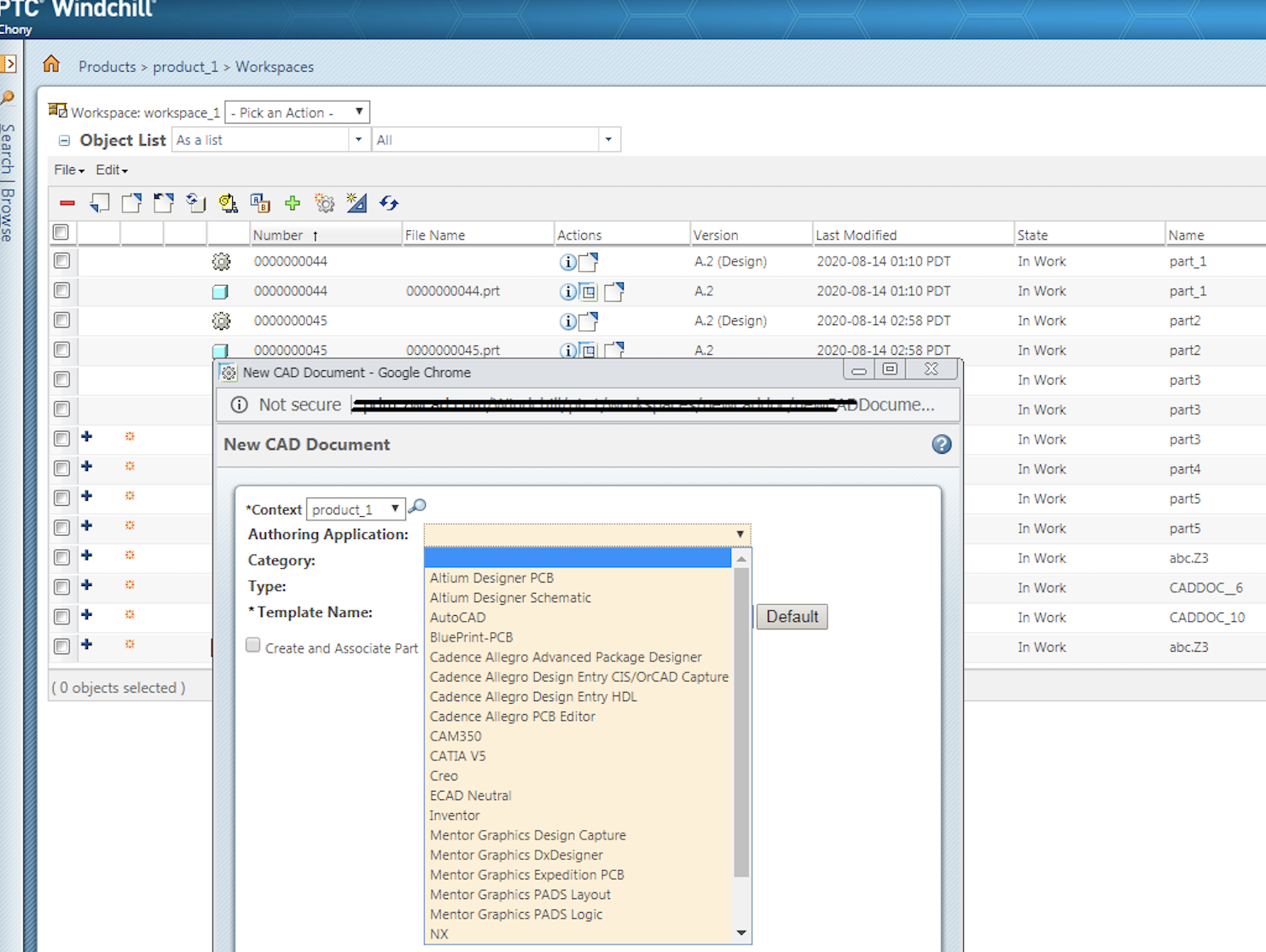 How to select the new Authoring Application option... - PTC Community