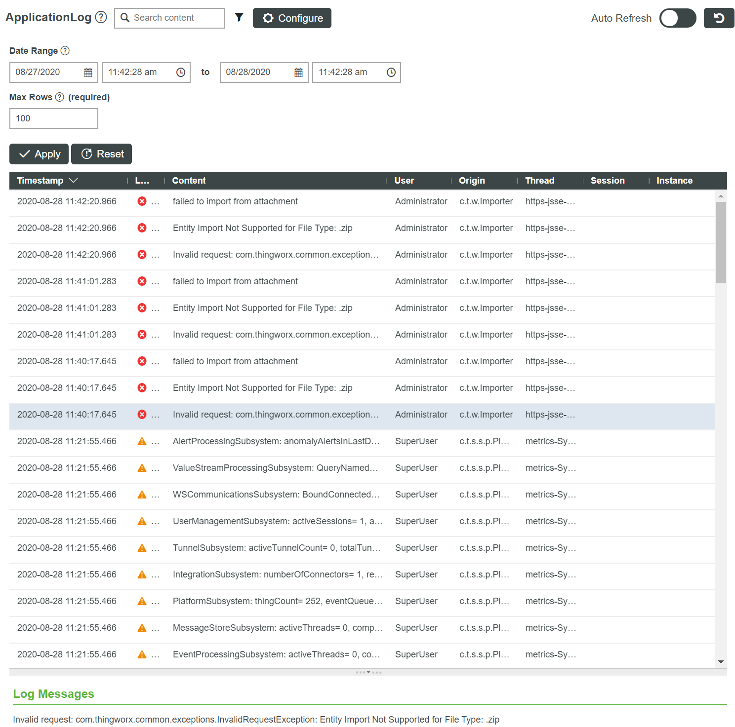 Solved: "Entity Import Not Supported for File Type: .zip" ... - PTC Community