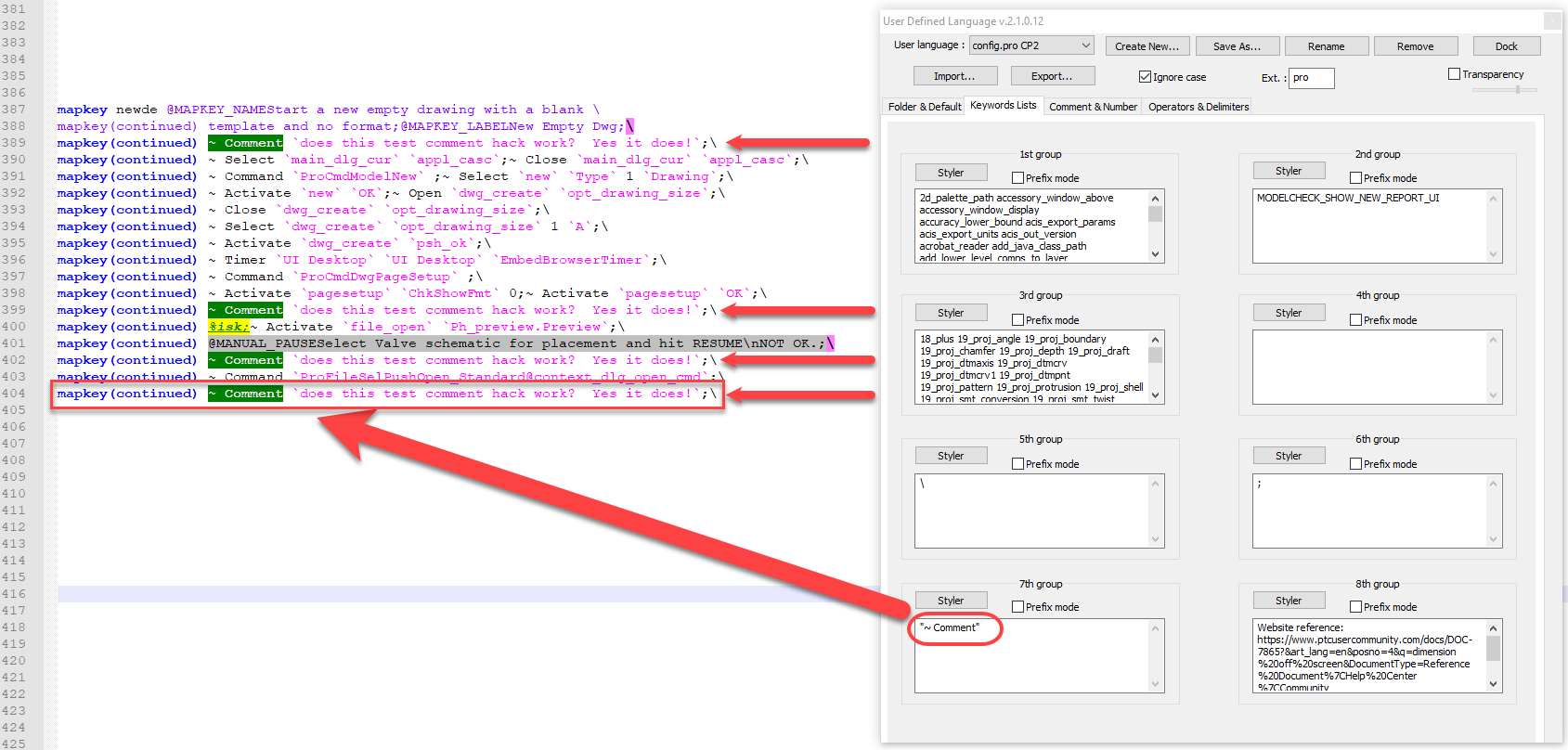 Mapkey Writing/Editing Tips - PTC Community