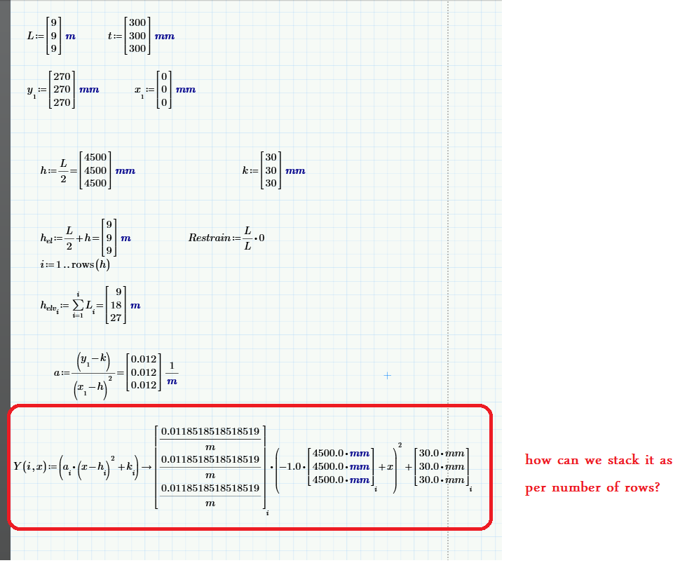 Solved: Stack of Element of matrix - PTC Community