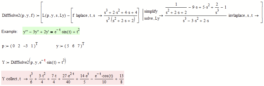 Solved: SYMBOLIC Differential Equation and System of Diffe... - PTC ...