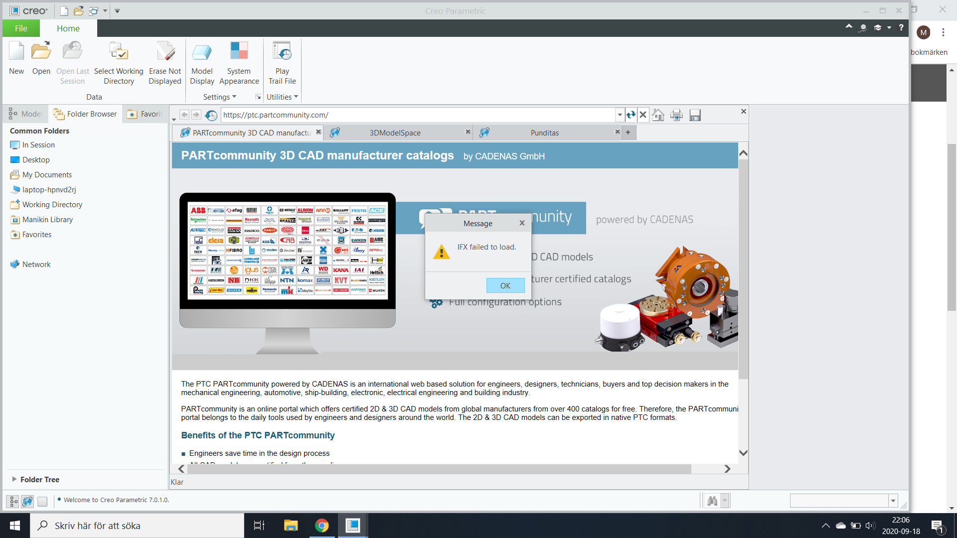 Solved: Error after Creo 7 Student Installation - PTC Community
