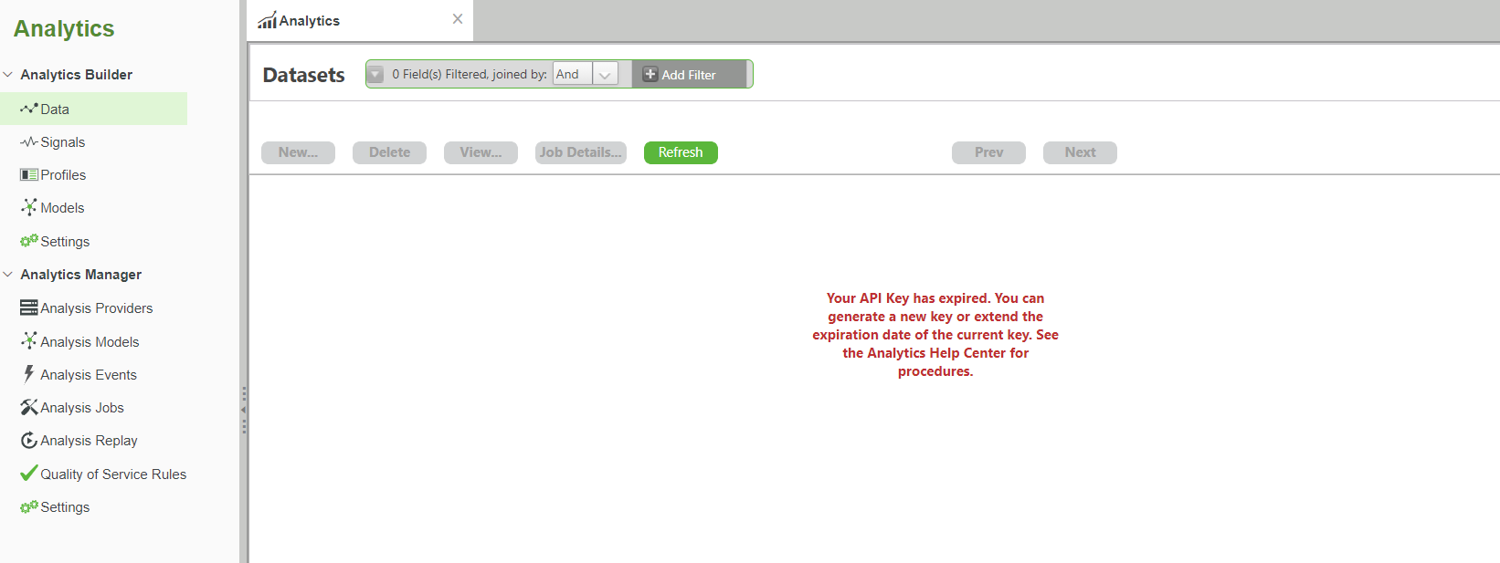 Solved: Updating analytics application key on HOSTED TRIAL... - PTC Community