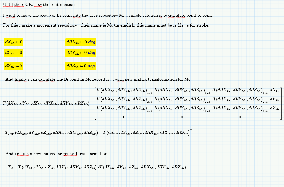 Transformation matrix - PTC Community
