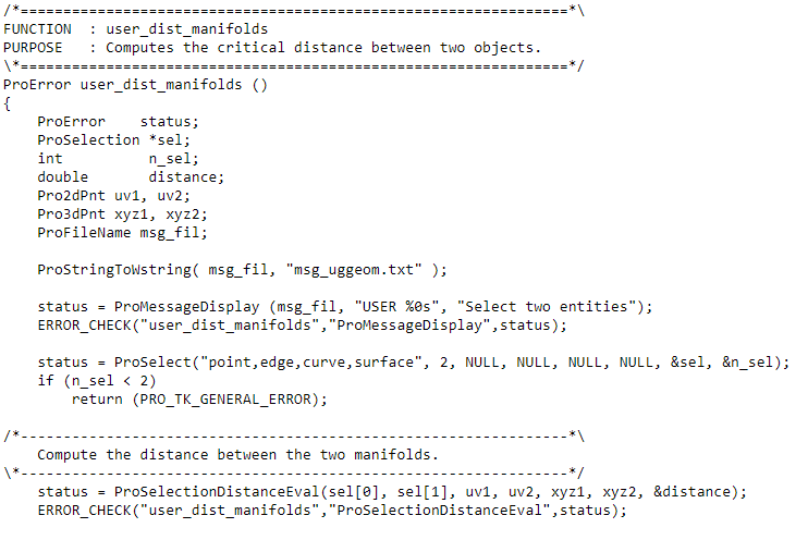 How to get minimum distance between two components... - PTC Community
