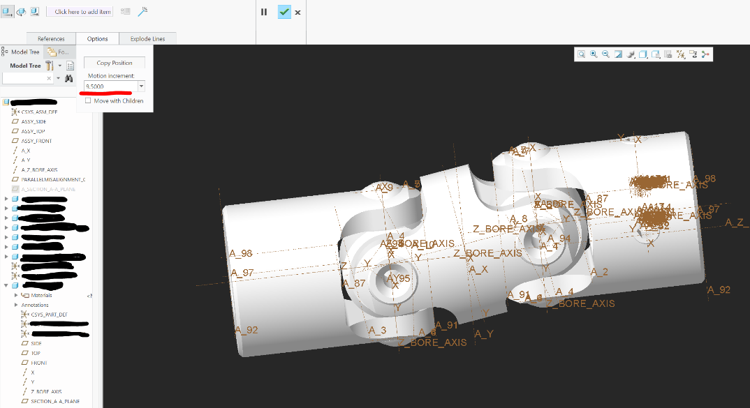 Solved: exploded view rotation angle incorrect in creo 4.0 - PTC Community