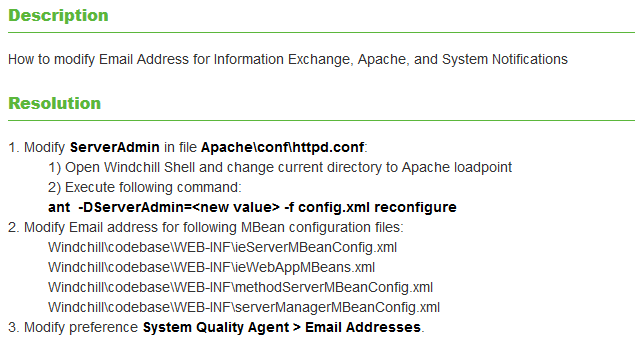 how to change windchill mail? - PTC Community