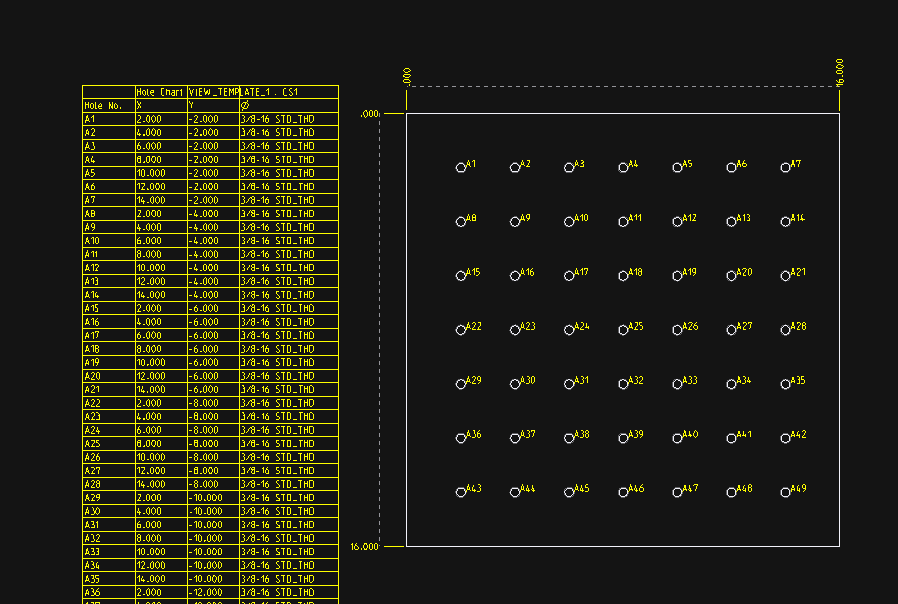 holes table - PTC Community